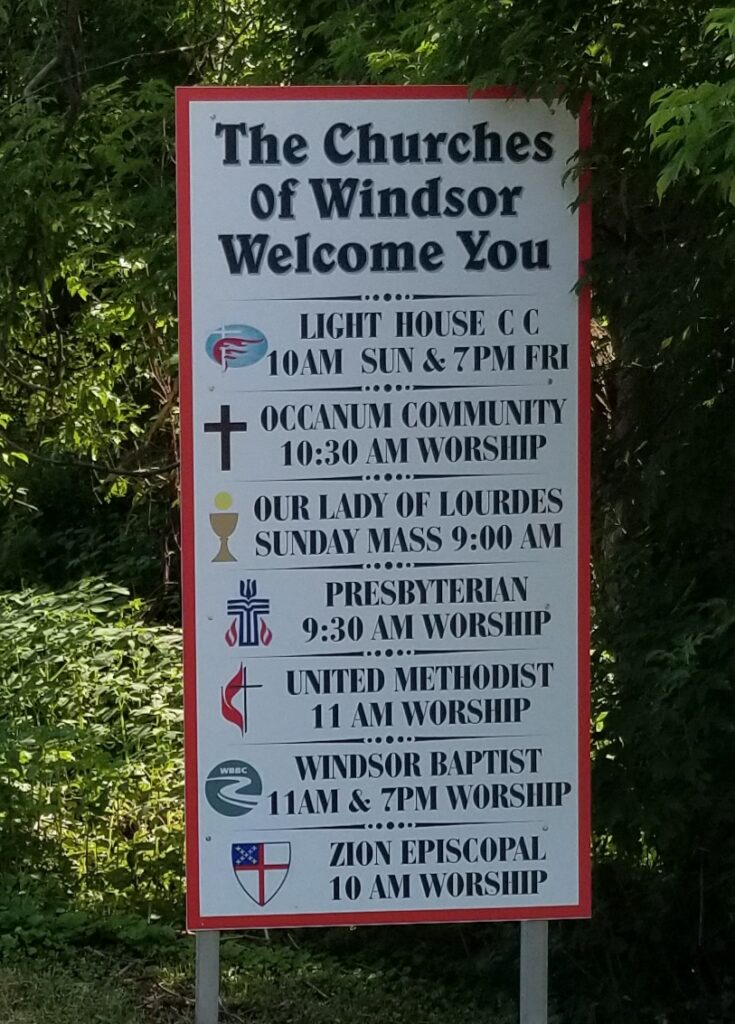 Windsor Churches - Town of Windsor